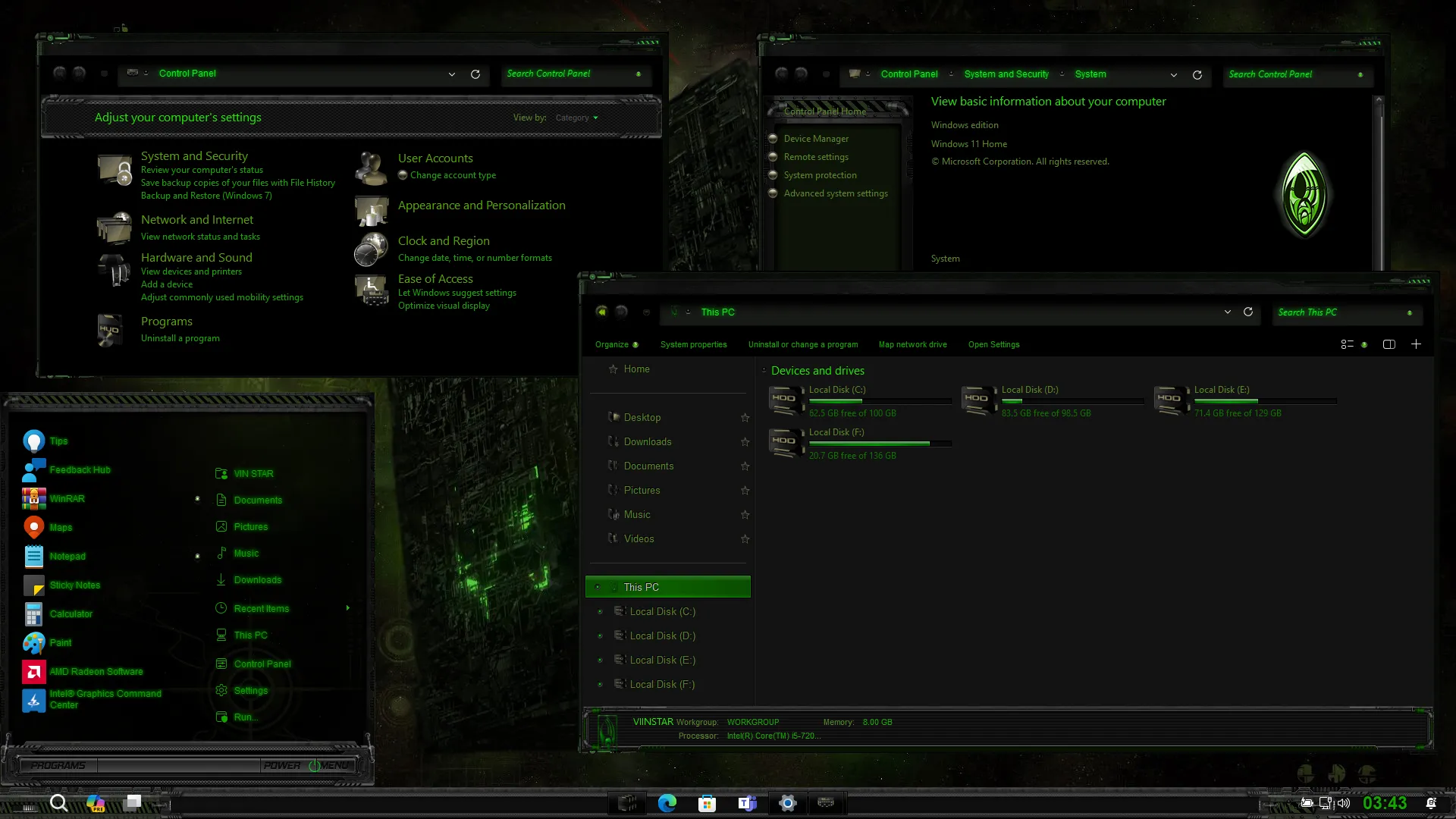 Borg Theme For Windows 11 — VIN STAR