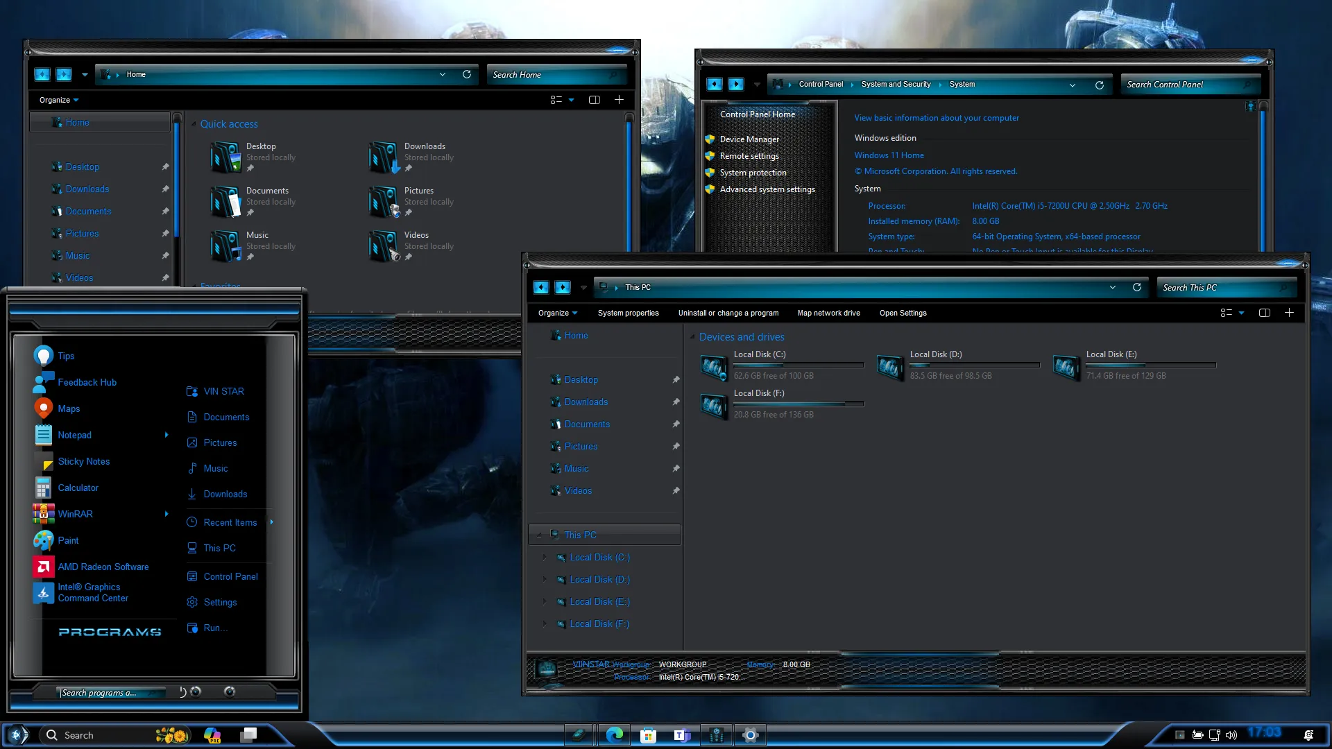 Cyborgs Theme For Windows 11 — VIN STAR