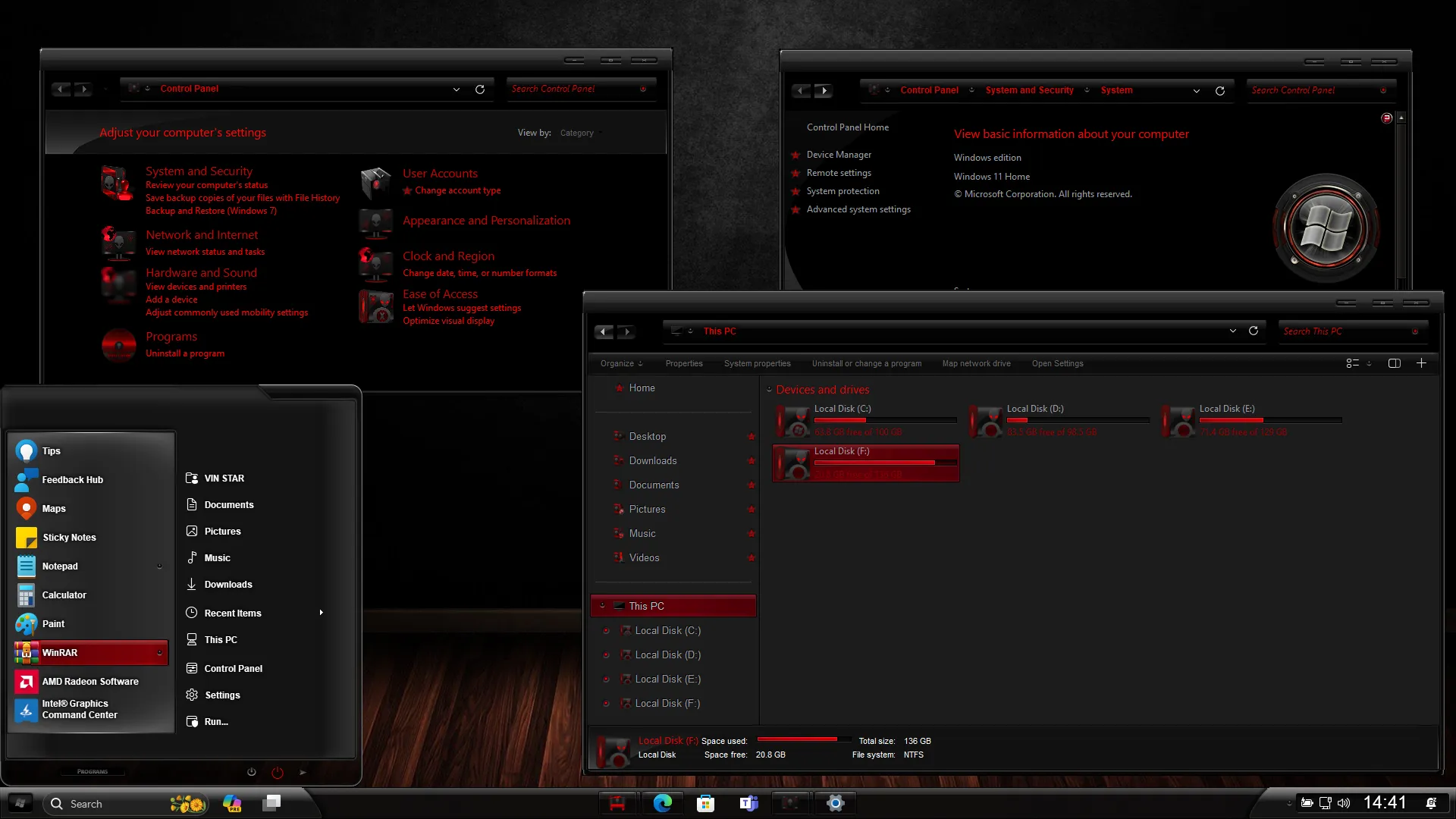Sophistication Incorporated Theme Windows 11 — Vin Star