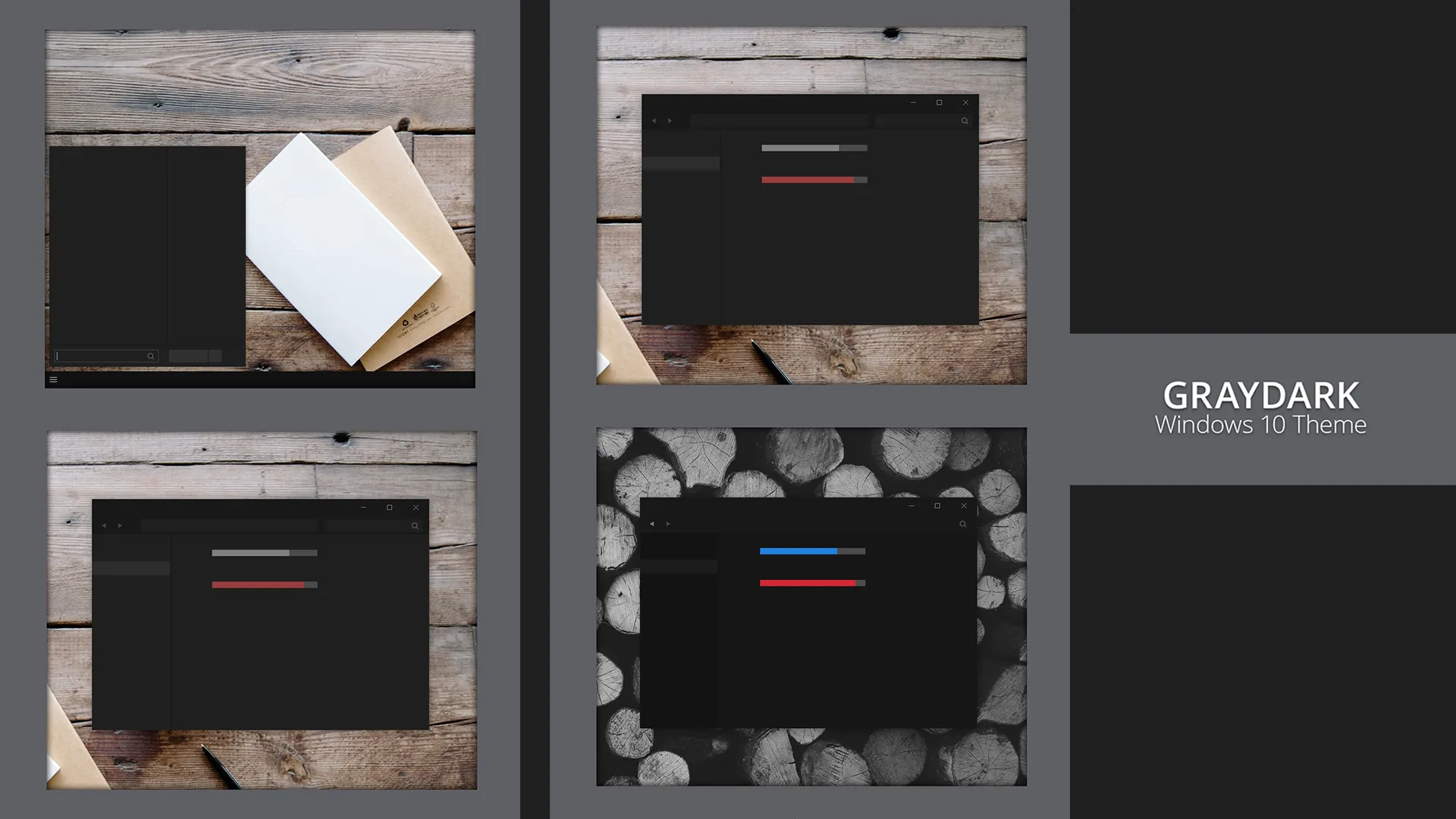 Gray Dark Theme For Windows 10 — VIN STAR