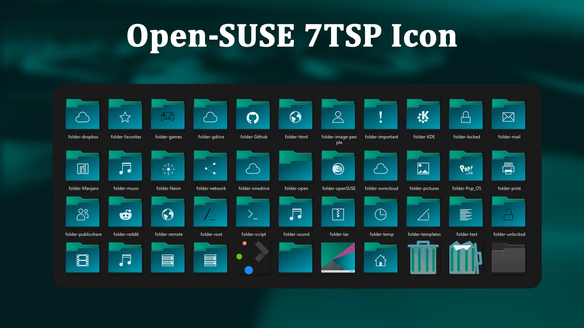OpenSUSE 7TSP Icon — VIN STAR