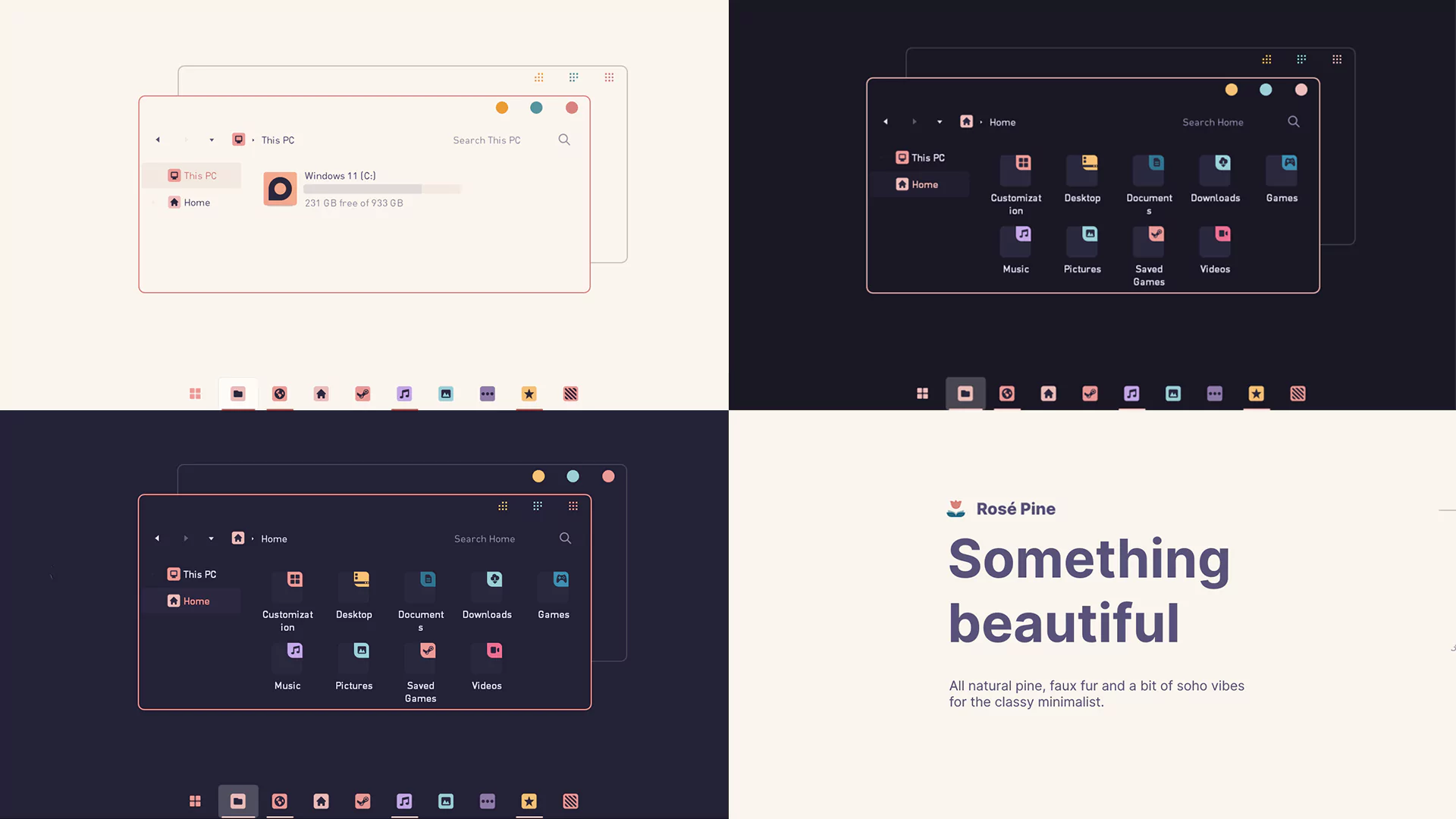 Rose Pine Theme For Windows 11 — VIN STAR
