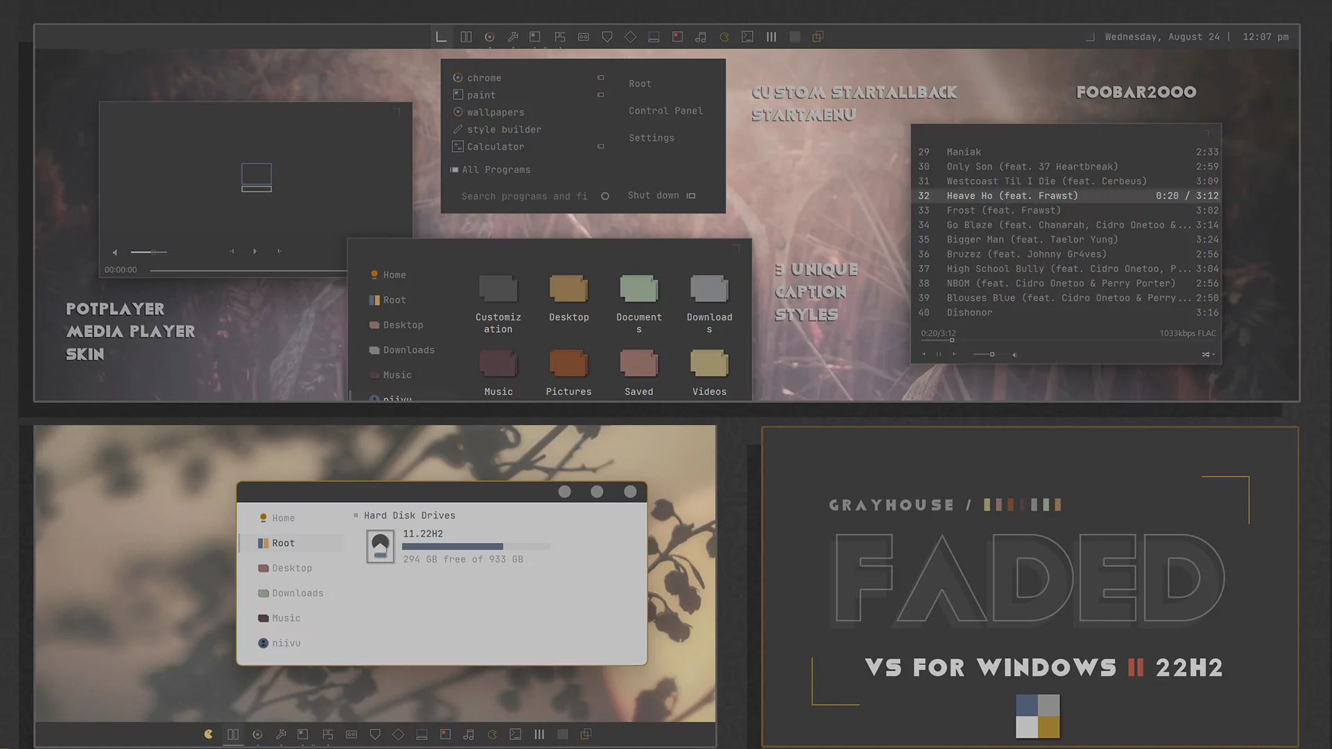 Faded Theme For Windows 11 — VIN STAR