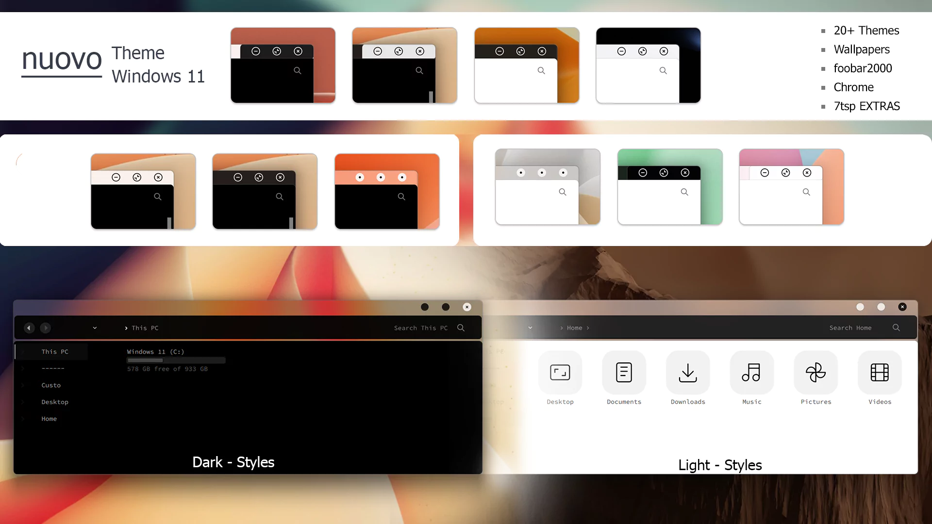 Nuovo Theme For Windows 11 — VIN STAR