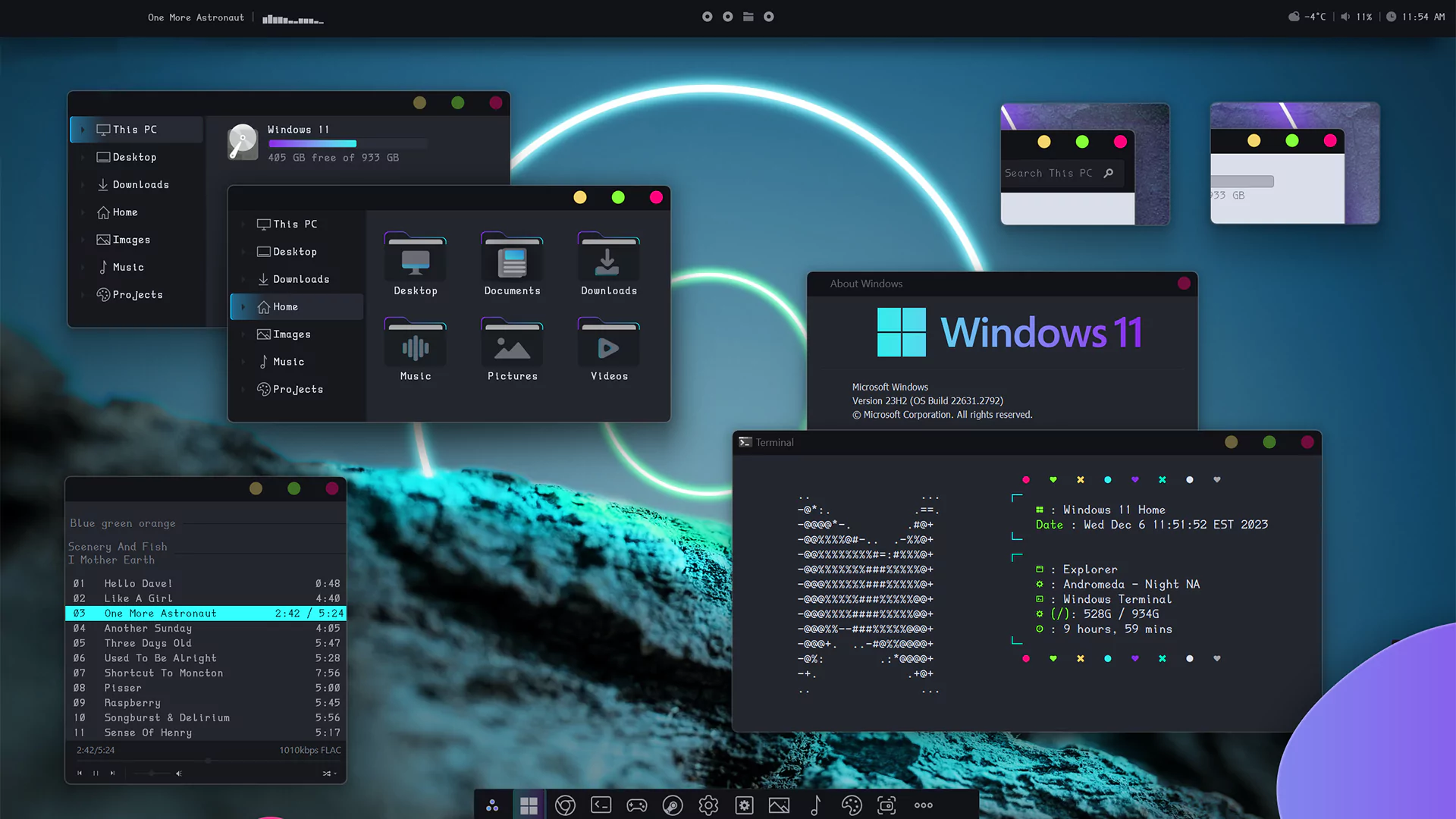 Andromeda Theme For Windows 11 — VIN STAR