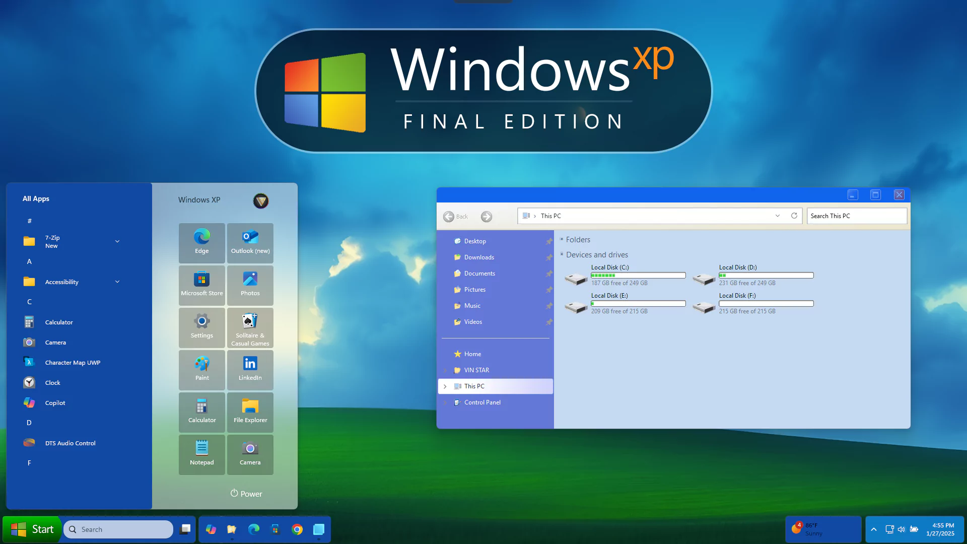 Windows XP Final Edition — VIN STAR